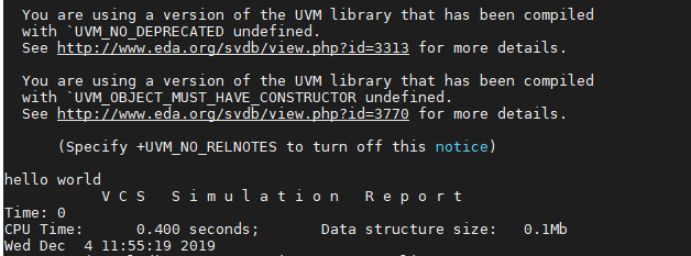 搭建UVM验证环境之hello world_简单标准的uvm环境-CSDN博客