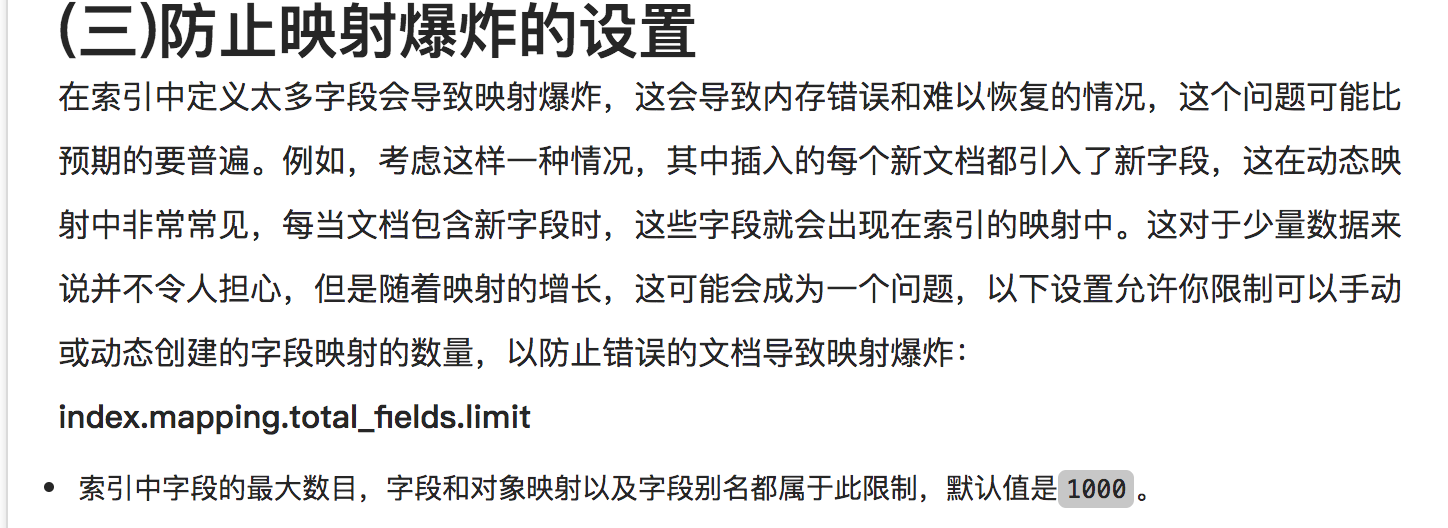Error Elasticsearch Exception [type Illegal Argument Exception Reason Limit Of Total Fields