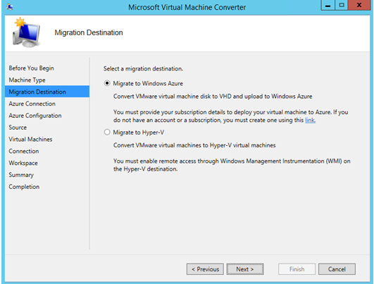 利用 Microsoft Virtual Machine Converter (MVMC) 3.0 将实体计算机移转至 Hyper-V ...