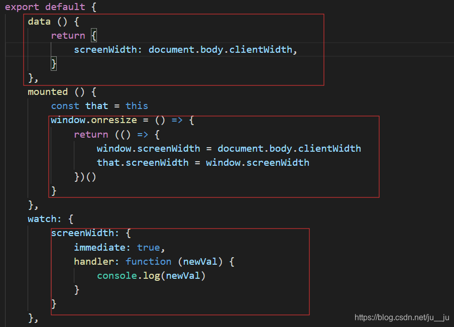 Vue中watch监听浏览器窗口大小的改变watch能监听到windows数据吗 Csdn博客
