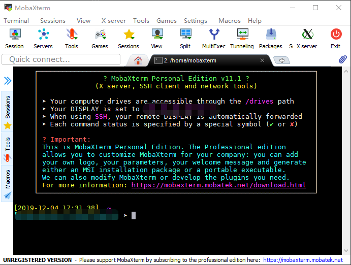 Win10最美SSH工具_mobaxterm出现企鹅-CSDN博客