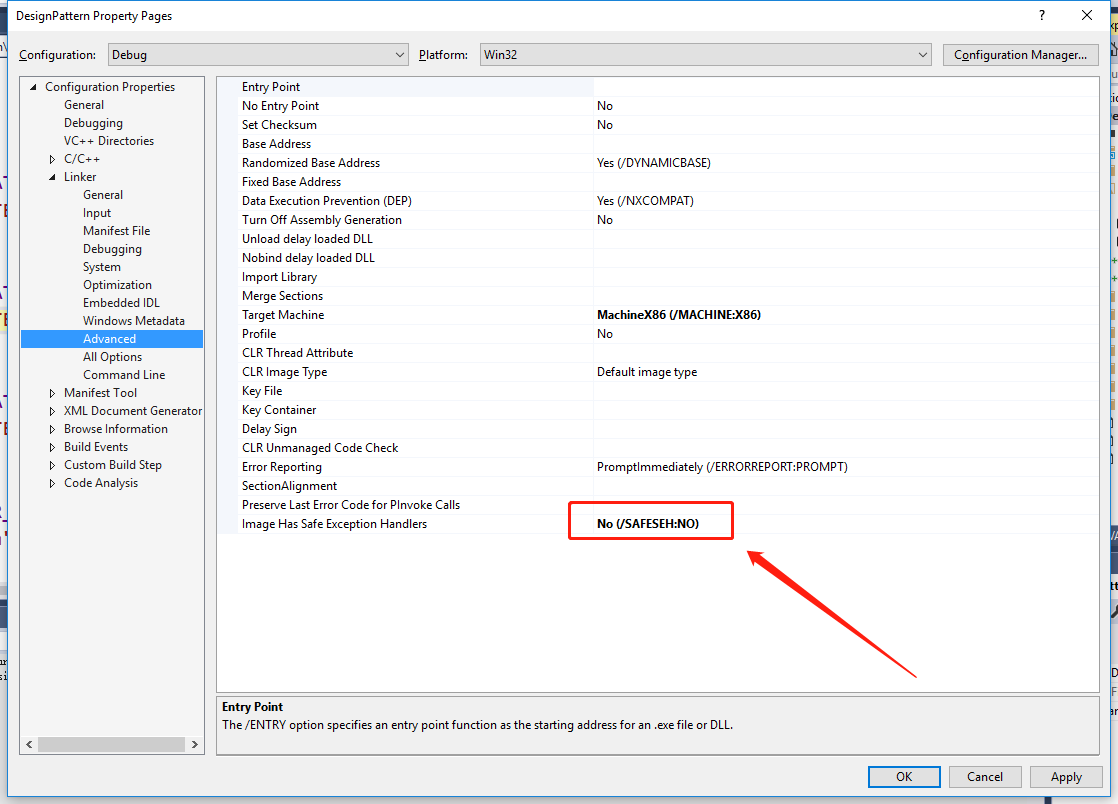 #visual studio compilation # warning LNK4075: ignoring '/ EDITANDCONTINUE' due to '/ SAFESEH ...