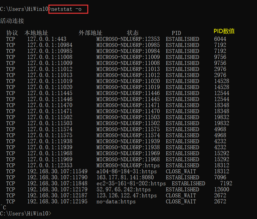 Windows 网络命令之——Netstat_netstat命令怎么看被监控-CSDN博客