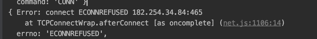 记住网络问题会导致connect ECONNREFUSED-CSDN博客