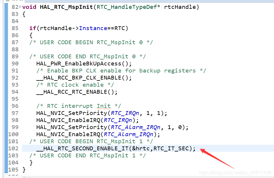 基于cubemx配置rtc时钟并产生秒中断和闹钟中断stm32f103vet6基于stm32cubemx Rtc时钟秒更新中断使用示例 Csdn博客