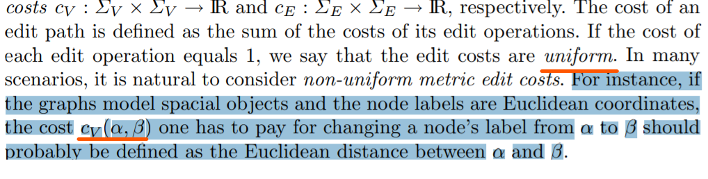 Exact Computation of Graph Edit Distance for Uniform and Non-uniform Metric Edit Costs_graph ...