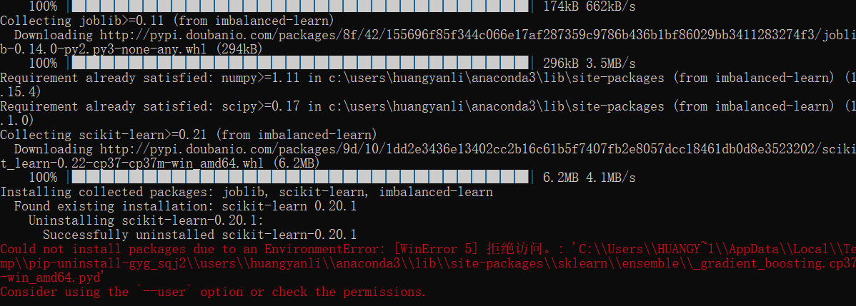 Jupyter Notebook中出现“ModuleNotFoundError: No module named 'imblearn'”错误-CSDN博客