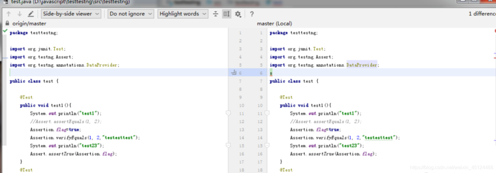 Idea中使用git比较两个分支的代码区别idea Compare With Branch Csdn博客