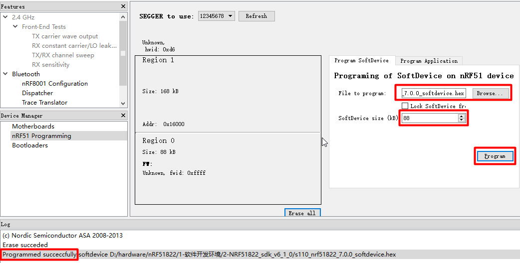 NRF51822开发笔记-3.nRFgo studio方式烧录协议栈和固件_「已注销」的博客-CSDN博客_nrfgo studio