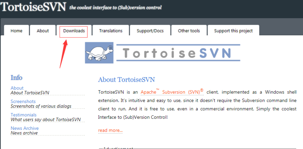 Windows安装SVN客户端_tortoisesvn官网-CSDN博客