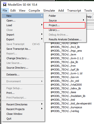 Modelsim基础使用一_modelsim transcript-CSDN博客