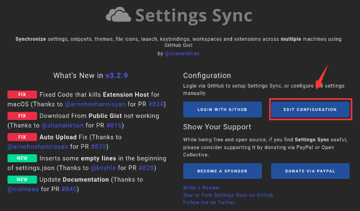 vsCode配置通过Github同步(Settings Sync)_当前vscode的版本跟github的vscode的版本不同步怎么解决-CSDN博客