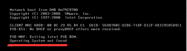 虚拟机VM安装win7遇到的问题及解决方法_win7镜像安装出现operating system not found怎么解决-CSDN博客