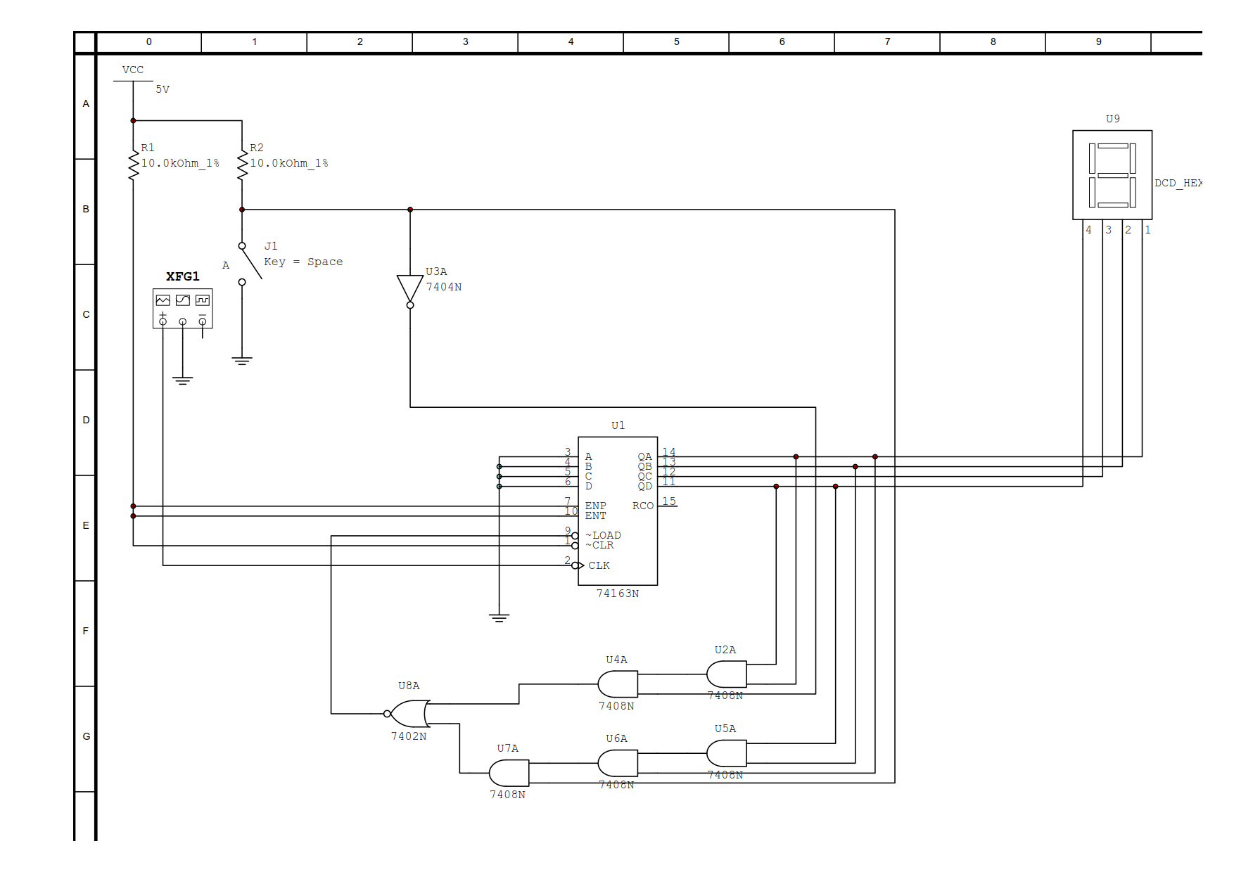分析以一片74160为核心部件接成的可变进制(两种进制选择)计数器(直接设计LOAD'引脚)_可变进制计数器-CSDN博客