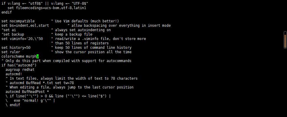 Centos7 设置vim 显示文本不同颜色_centos7显示不同颜色-CSDN博客