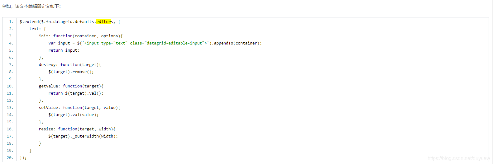 Easyui 数据表格datagrid使用insertrow新增行,编辑时,对单元格增加点击事件easyui Datagrid Insert Csdn博客