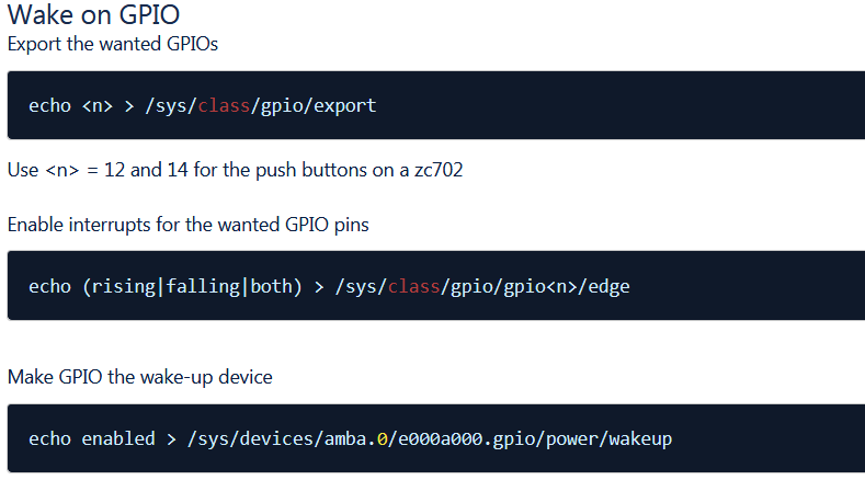 ZYNQ-Linux配置休眠（Suspend）和唤醒（wake-up）_zynq 休眠-CSDN博客