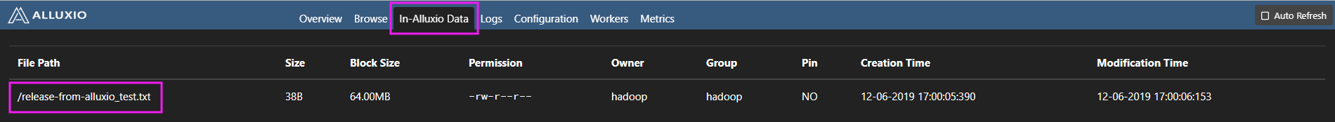 [Alluxio cluster series] Test Alluxio+HDFS (Hadoop-2.7.7) cluster ...