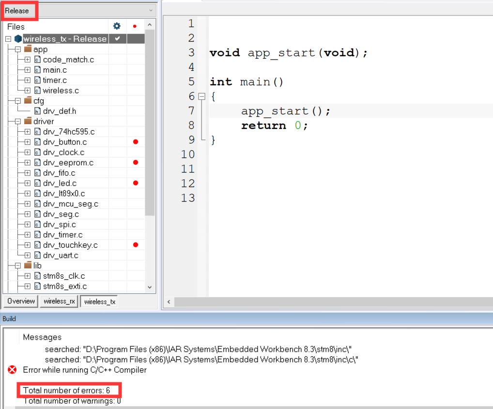 IAR切换到release调试时，不跳转到main函数_iar调试进不到main函数-CSDN博客
