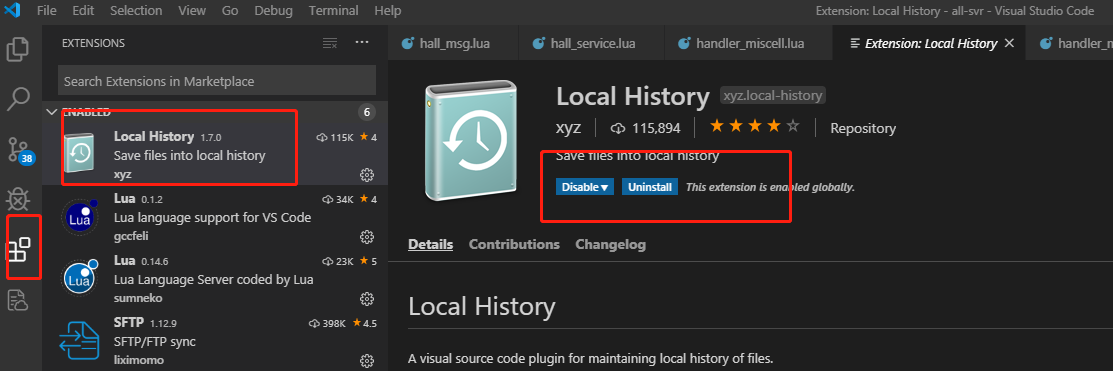 VSCode 的 Local History插件使用_vscode local history-CSDN博客