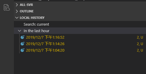 VSCode 的 Local History插件使用_vscode local history-CSDN博客