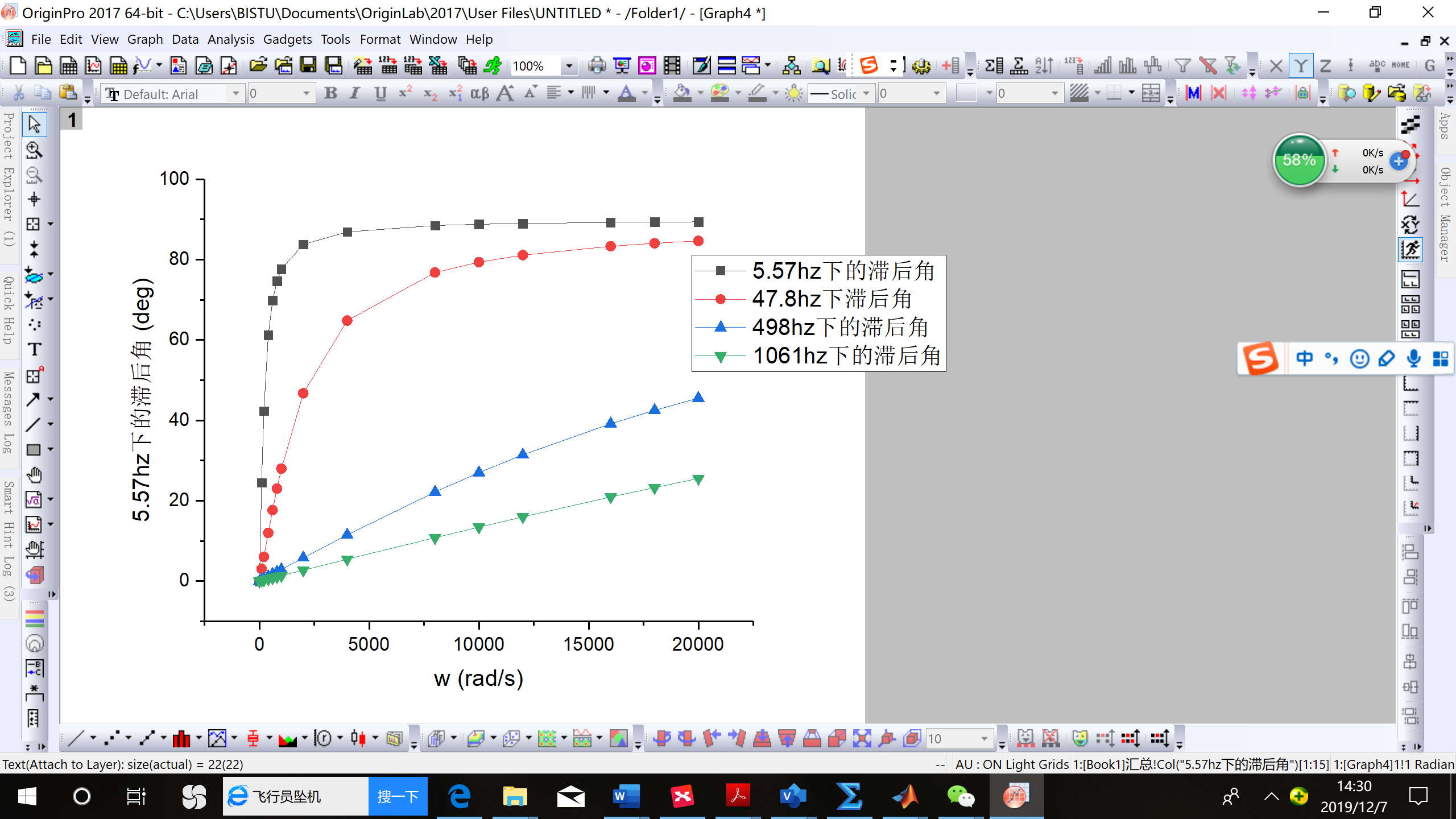 利用matlab/simulink绘制bode图，以及用origin绘制反正切函数_origin画bode图-CSDN博客