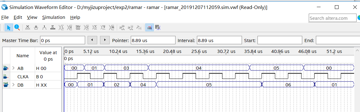 Quartus ROM,RAM计组实验_quartus rom输出一组数据-CSDN博客