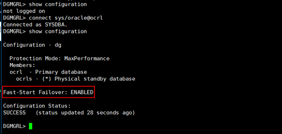 Oracle数据库DataGuard（配置broker）与FSFO配置_A Master的博客-CSDN博客