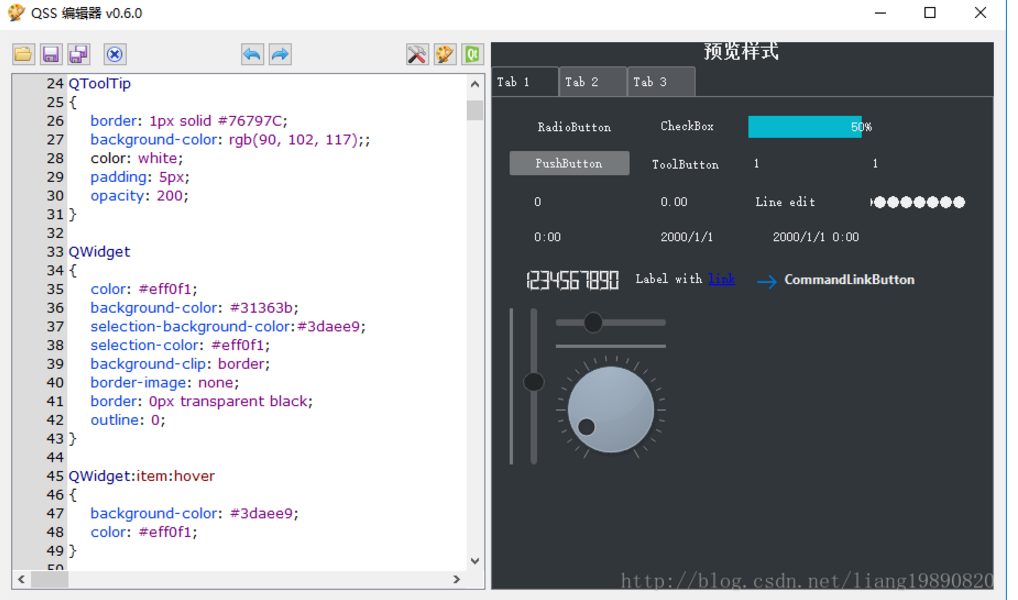 为方便大家学习使用QSS特作此整合_rizek qss editor-CSDN博客