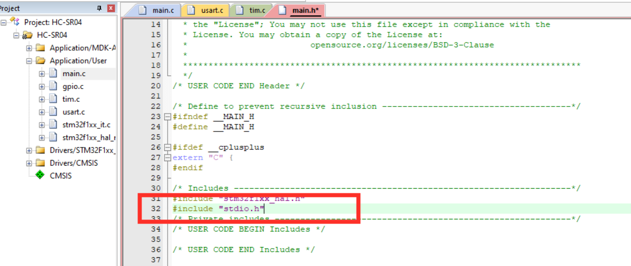 stm32中无法使用printf函数的解决办法_fputc(int ch, file *f) 不能打印-CSDN博客