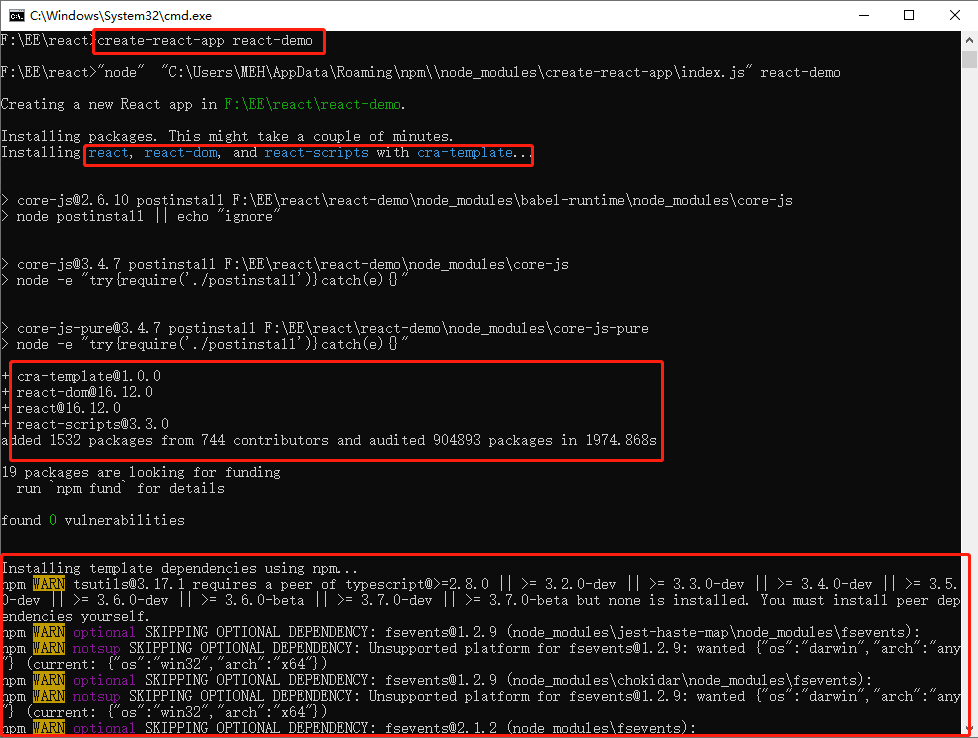 React学习(一)React开发环境搭建,使用create-react-app创建一个demo_react第一个demo-CSDN博客