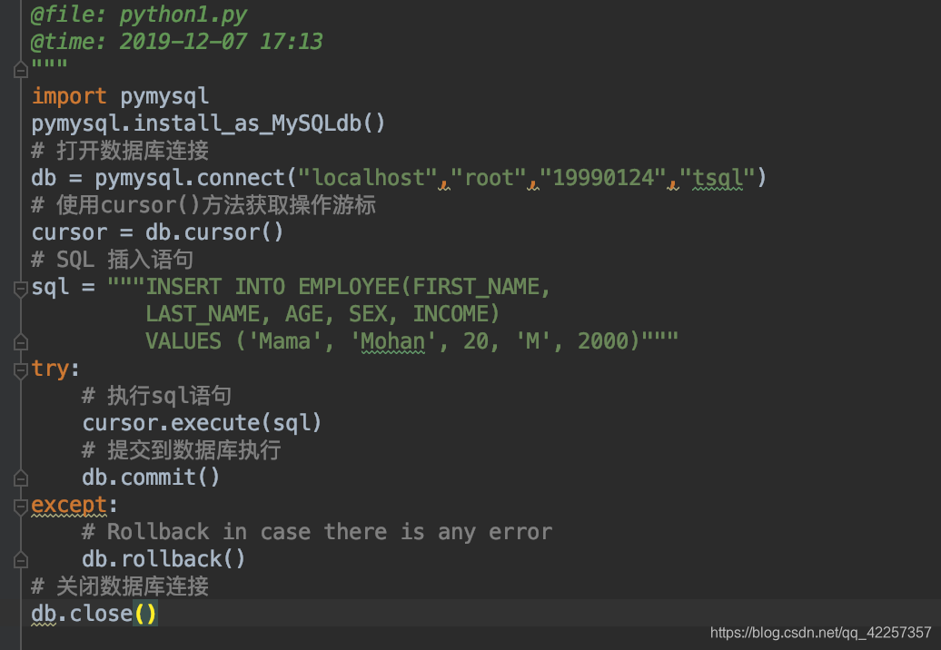 Mac环境下python3x安装mysqlclient并连接mysql数据库。mac电脑python安装mysqlclient插件需要安装mysql嘛 Csdn博客