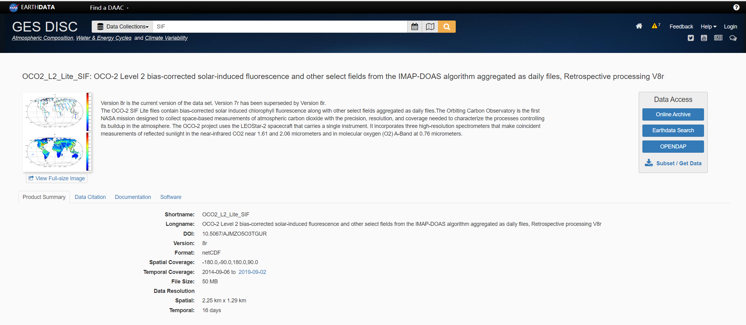 OCO-2叶绿素荧光下载链接_全球叶绿素荧光数据下载-CSDN博客
