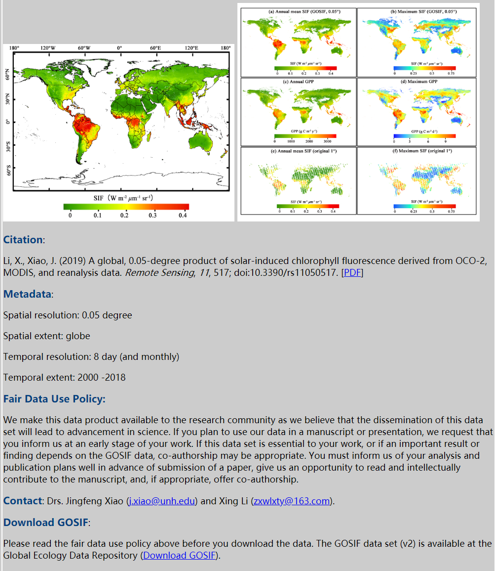 OCO-2叶绿素荧光下载链接_全球叶绿素荧光数据下载-CSDN博客