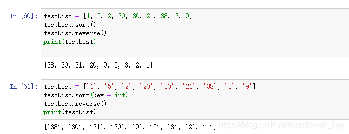 Python 列表的数值的顺序排列python返回一个数在一列数中的次序 Csdn博客 2107