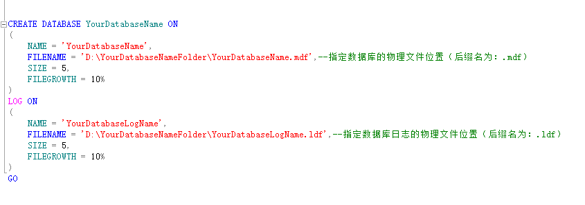 Sqlserver在创建数据库时在指定物理位置放置数据库文件和日志文件sqlserver 2012 创建数据库指定文件位置 Csdn博客