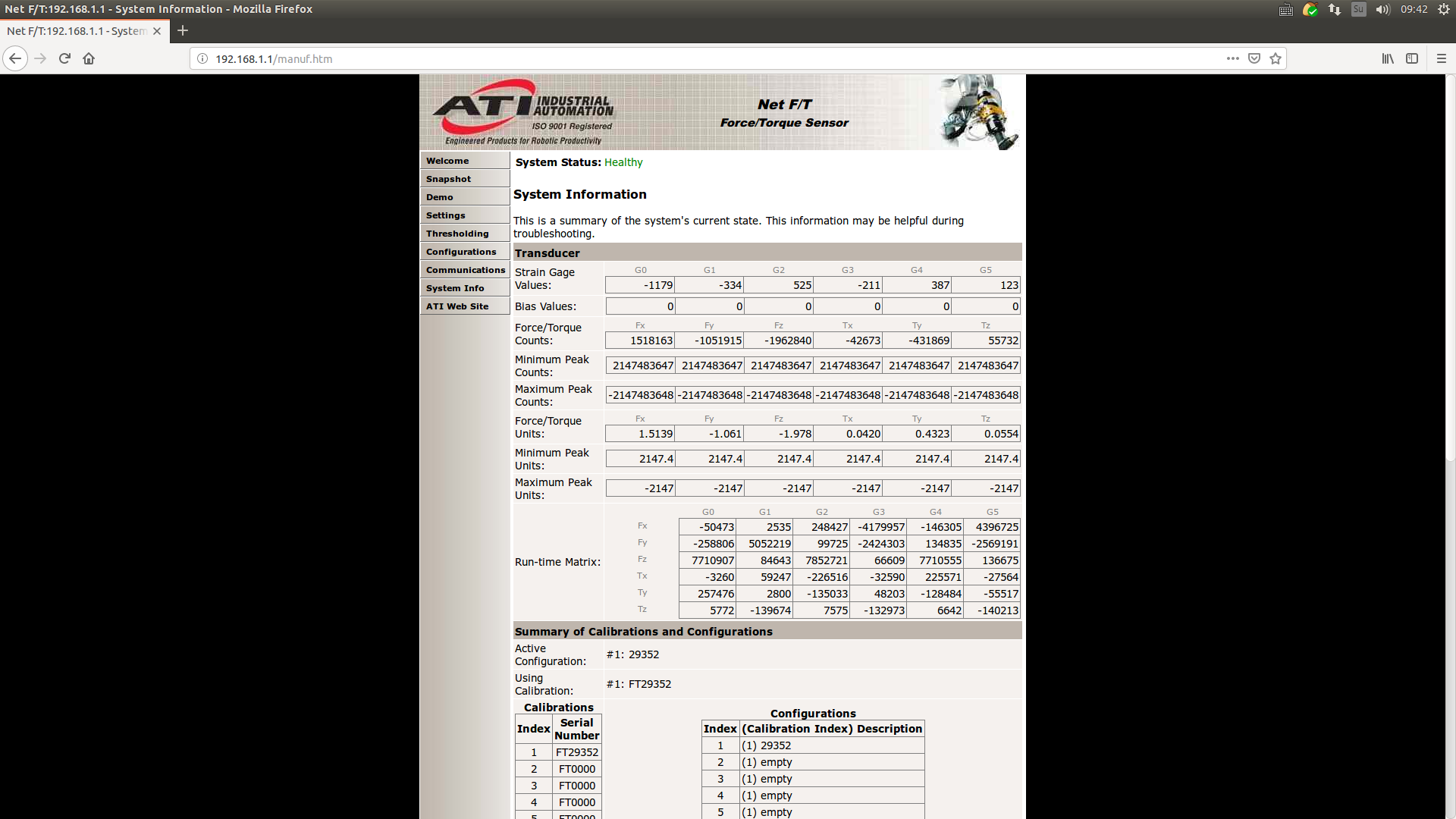 ATI F/T Gamma sensor( 力和力矩传感器 ) 开箱测评 + 使用说明_ati counts per unit force ...