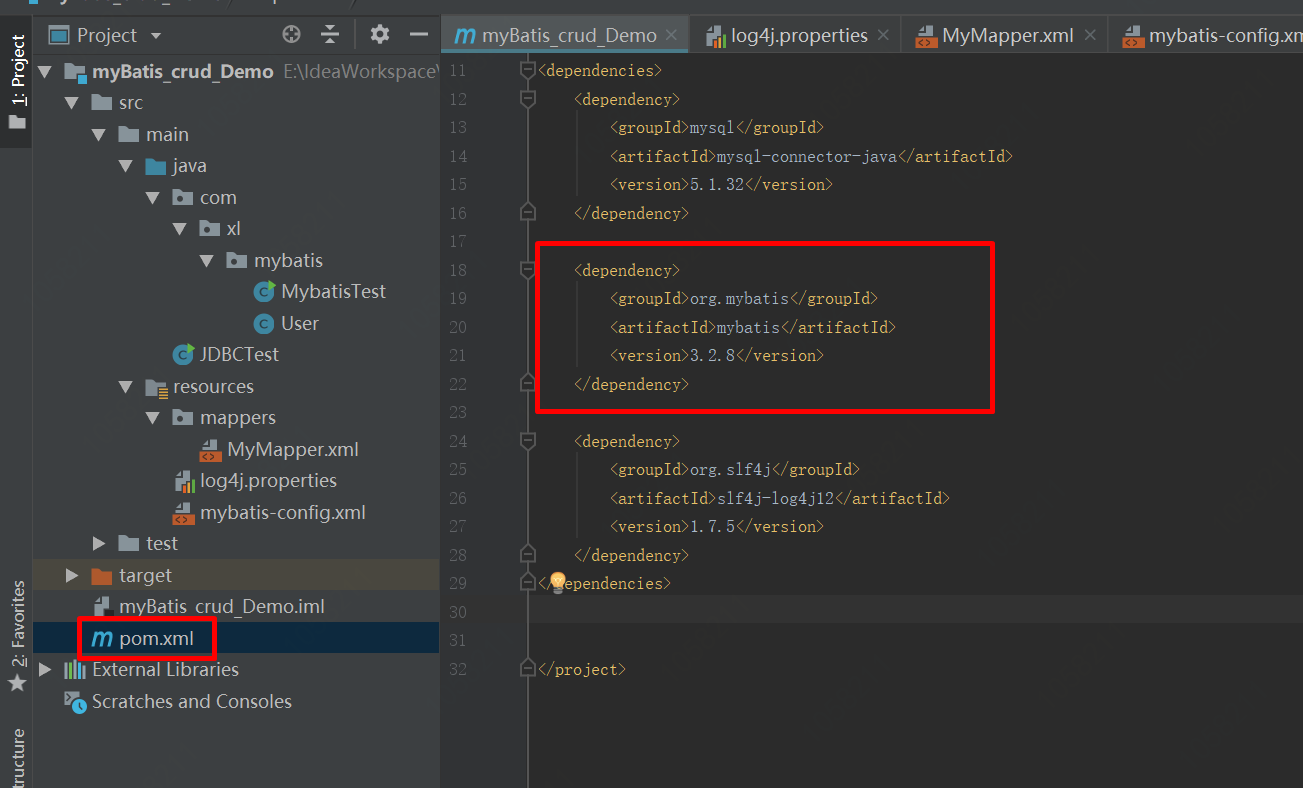 2、maven项目----mybatis连接数据库--入门级完整代码_maven项目myba连接两个数据库-CSDN博客