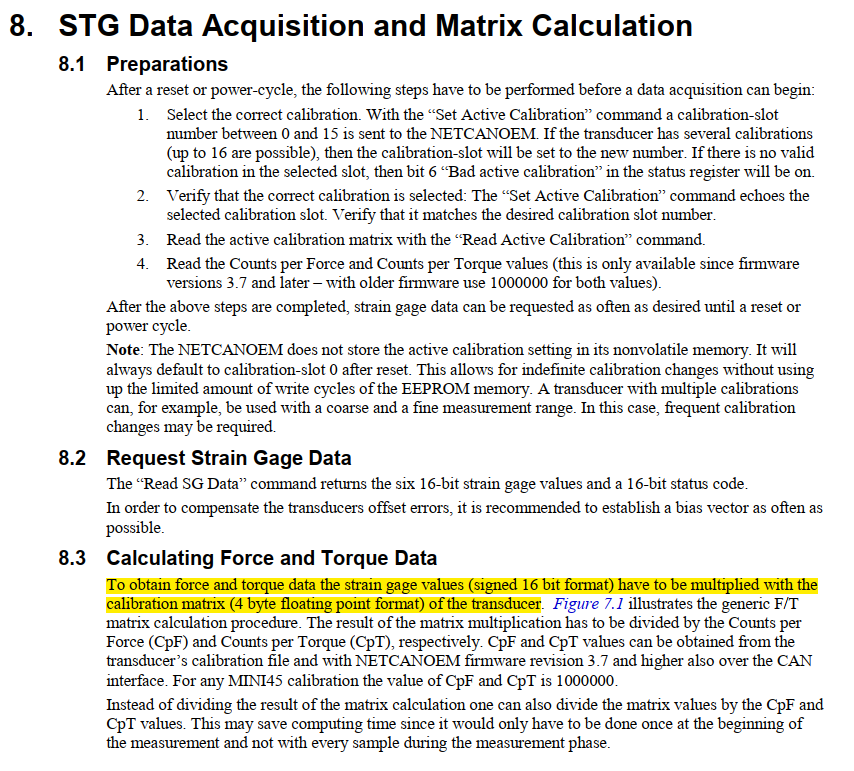 ATI F/T Gamma sensor( 力和力矩传感器 ) 开箱测评 + 使用说明_ati counts per unit force ...