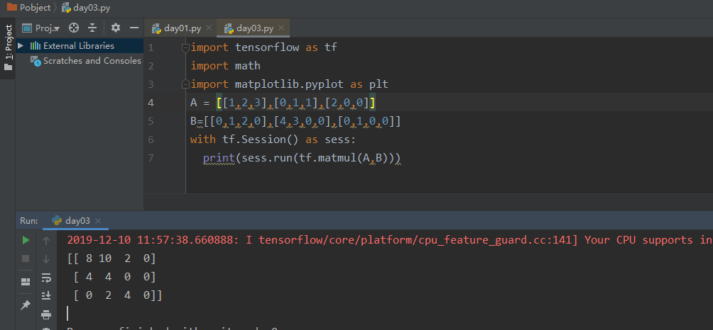 tensorflow入门之tf.matmul()用法详解 简单深刻_tf.matmul(c, w)-CSDN博客