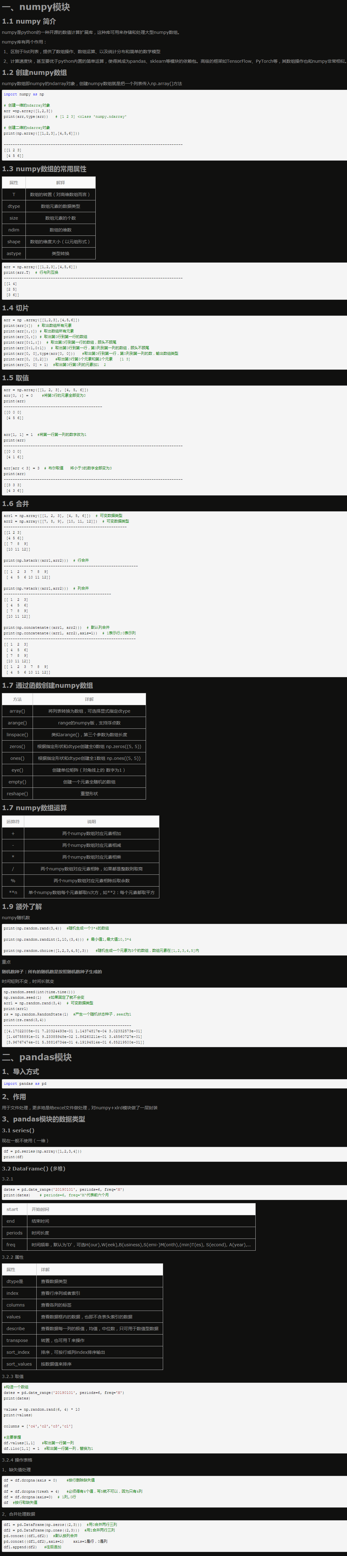 numpy和pandas_numpy1.18.5对应pandas版本-CSDN博客