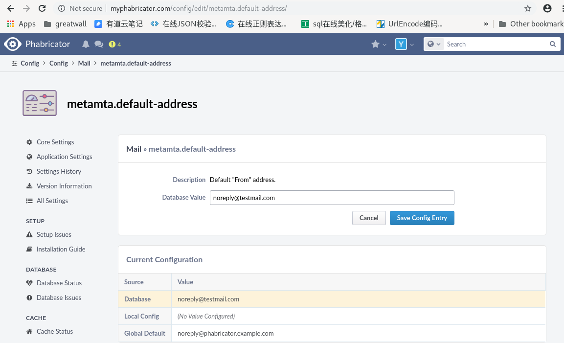 [phabircator]使用docker镜像redpointgames/phabricator搭建phabricator服务器 设置邮箱、创建用户、审批用户_phabricator 创建新 ...