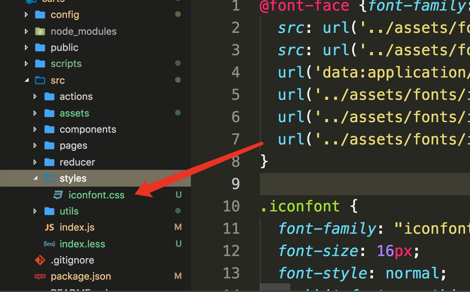 React 中引入字体图标_react 天气icon-CSDN博客