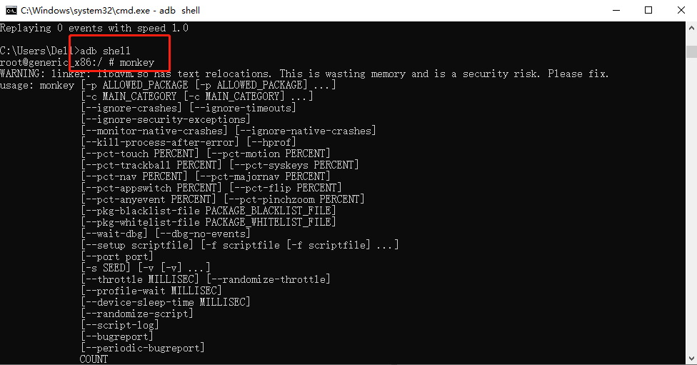 monkey工具的常用参数_monkey工具中每步操作之间的间隔时间的参数对应-CSDN博客