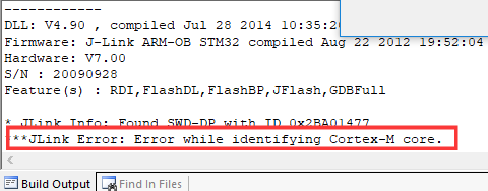JLink不能连接上目标板，报错：Error while identifying Cortex-M core_jlink无法与目标建立连接-CSDN博客