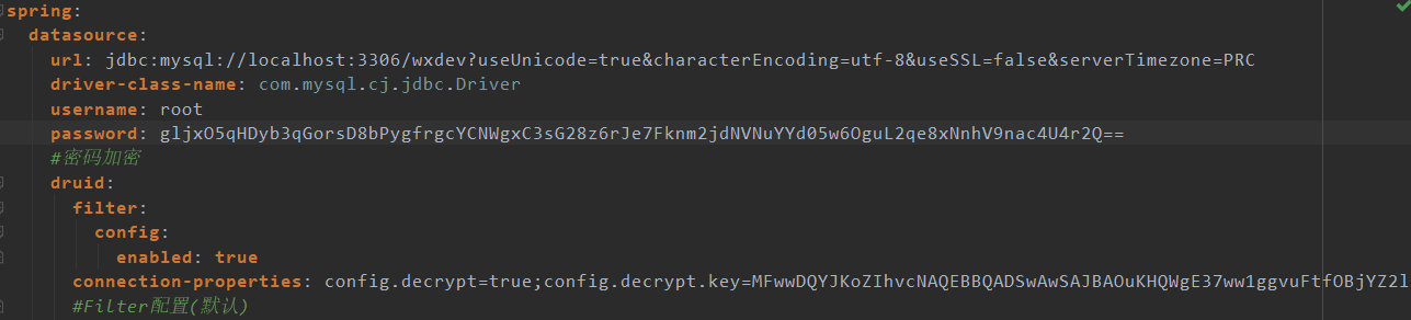 配置Druid出现：java.lang.IllegalArgumentException: Failed to decrypt._failed to get public key-CSDN博客
