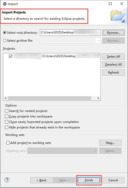 解决:eclipse导入java项目时提示: Some Projects Cannot Be Imported Because They 5640
