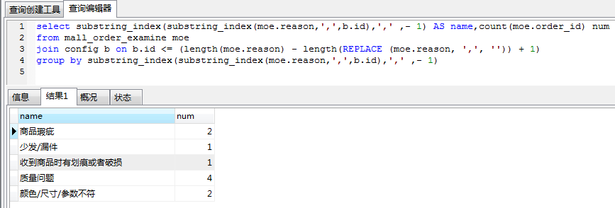 Mysql 拆分逗号分隔的字段，并统计mysql 字段内容是逗号分隔的数据怎么统计 Csdn博客