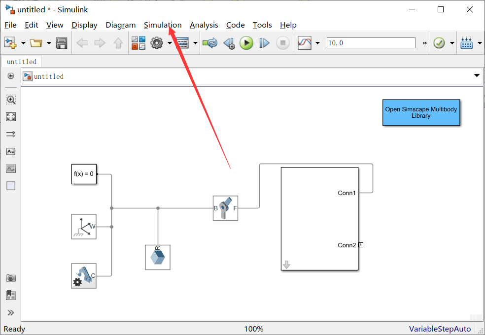 Simscape Multibody -- 建立一个单摆_multibody单杆仿真-CSDN博客