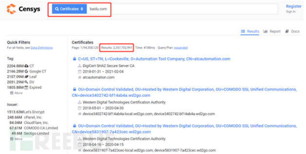 浅谈渗透测试之前期信息搜集_censys注册-CSDN博客